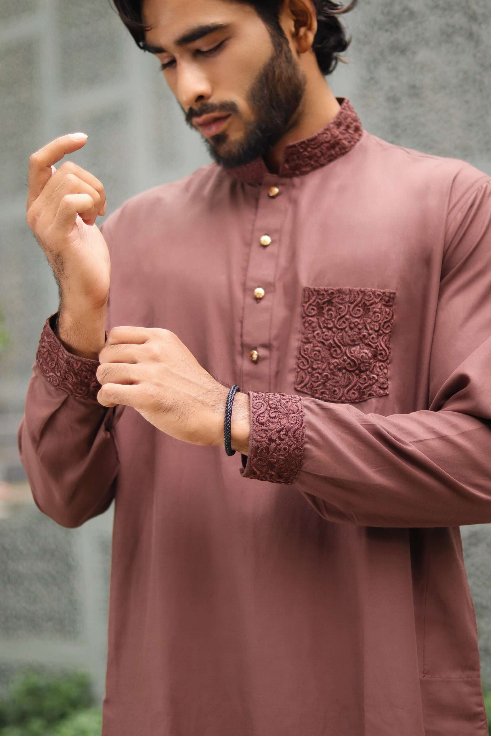 Best Brown Color Panjabi - Fashion Asthetics BD