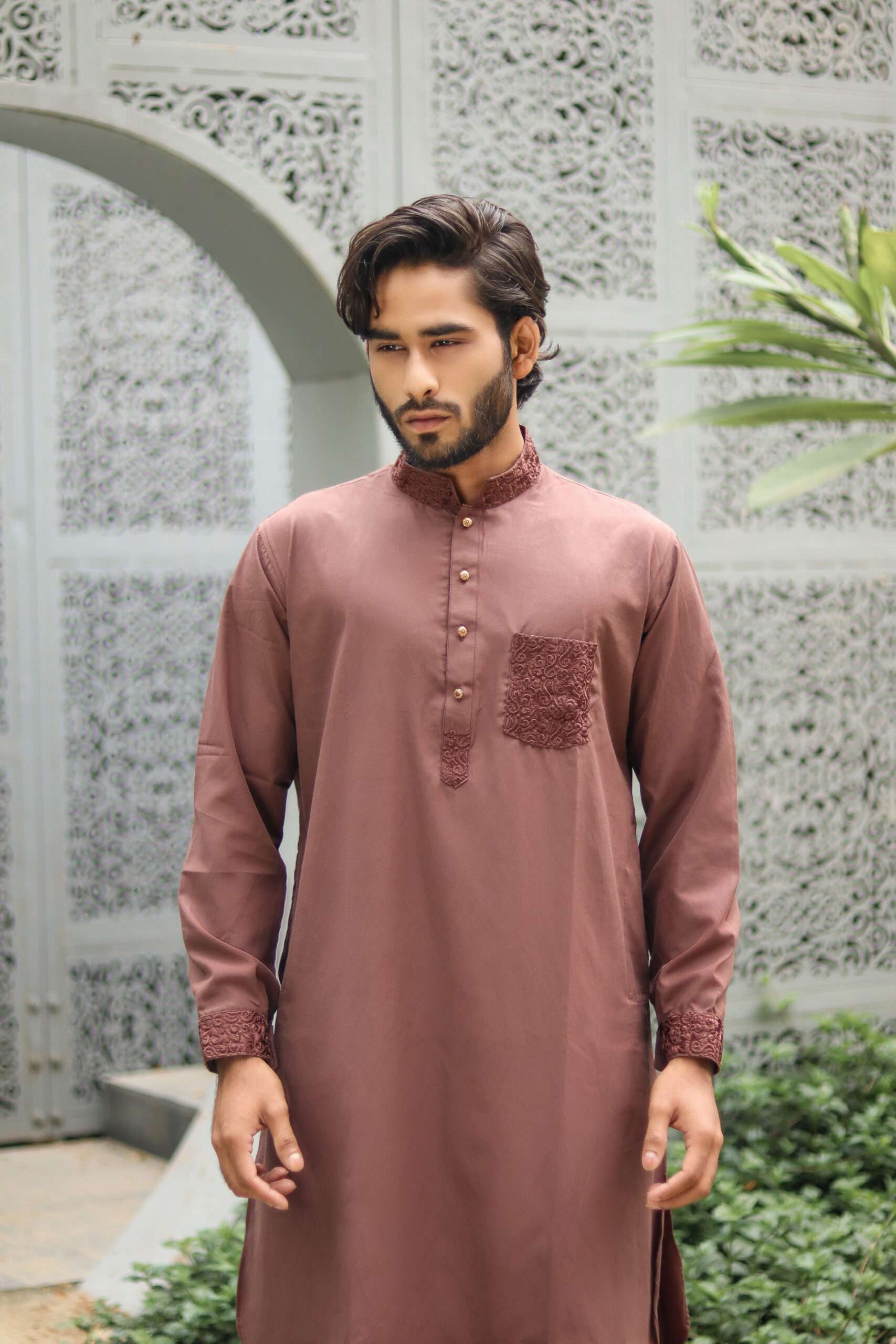 Best Brown Color Panjabi - Fashion Asthetics BD