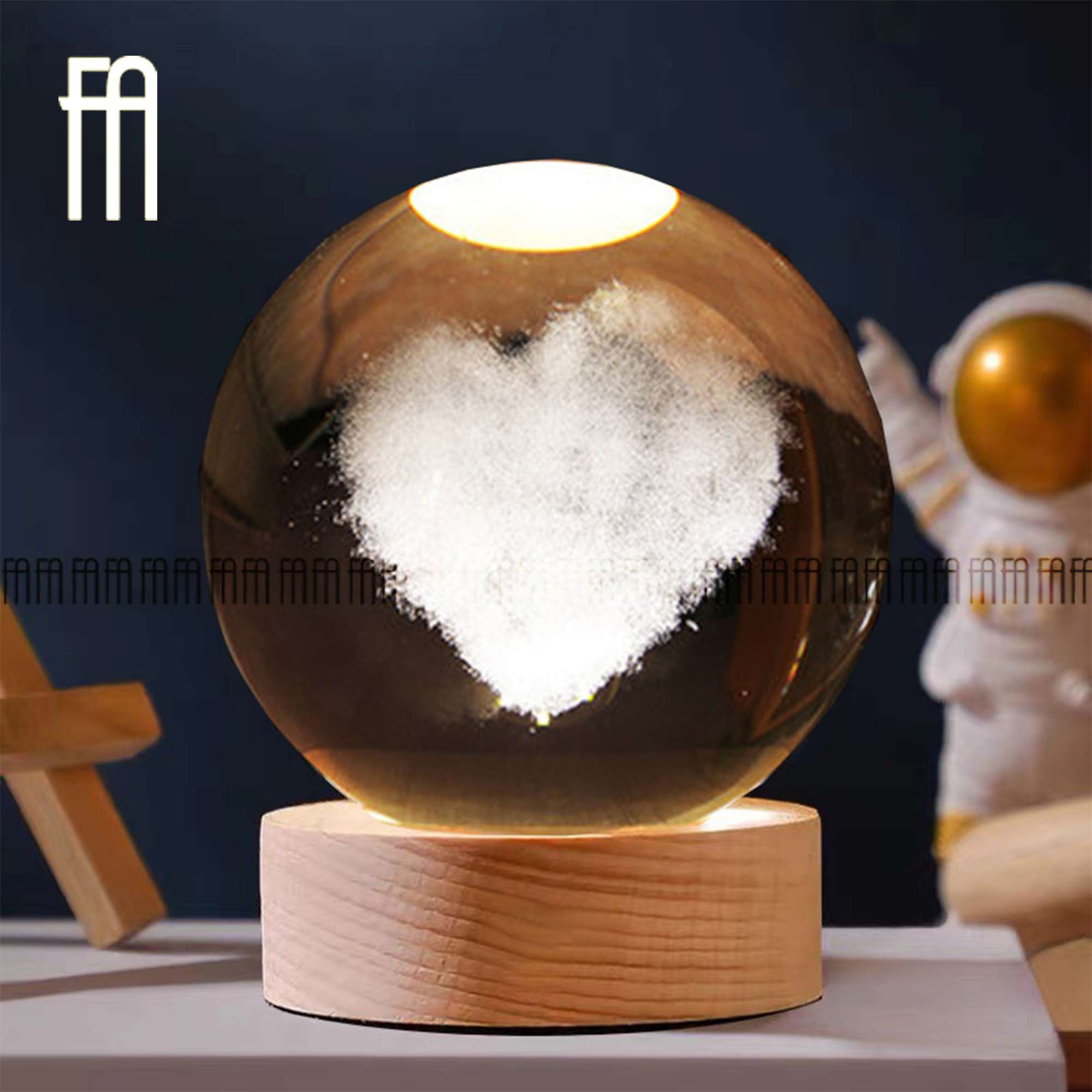 Best Heart Shape Crystal Ball in Bangladesh - Fashion Asthetics BD