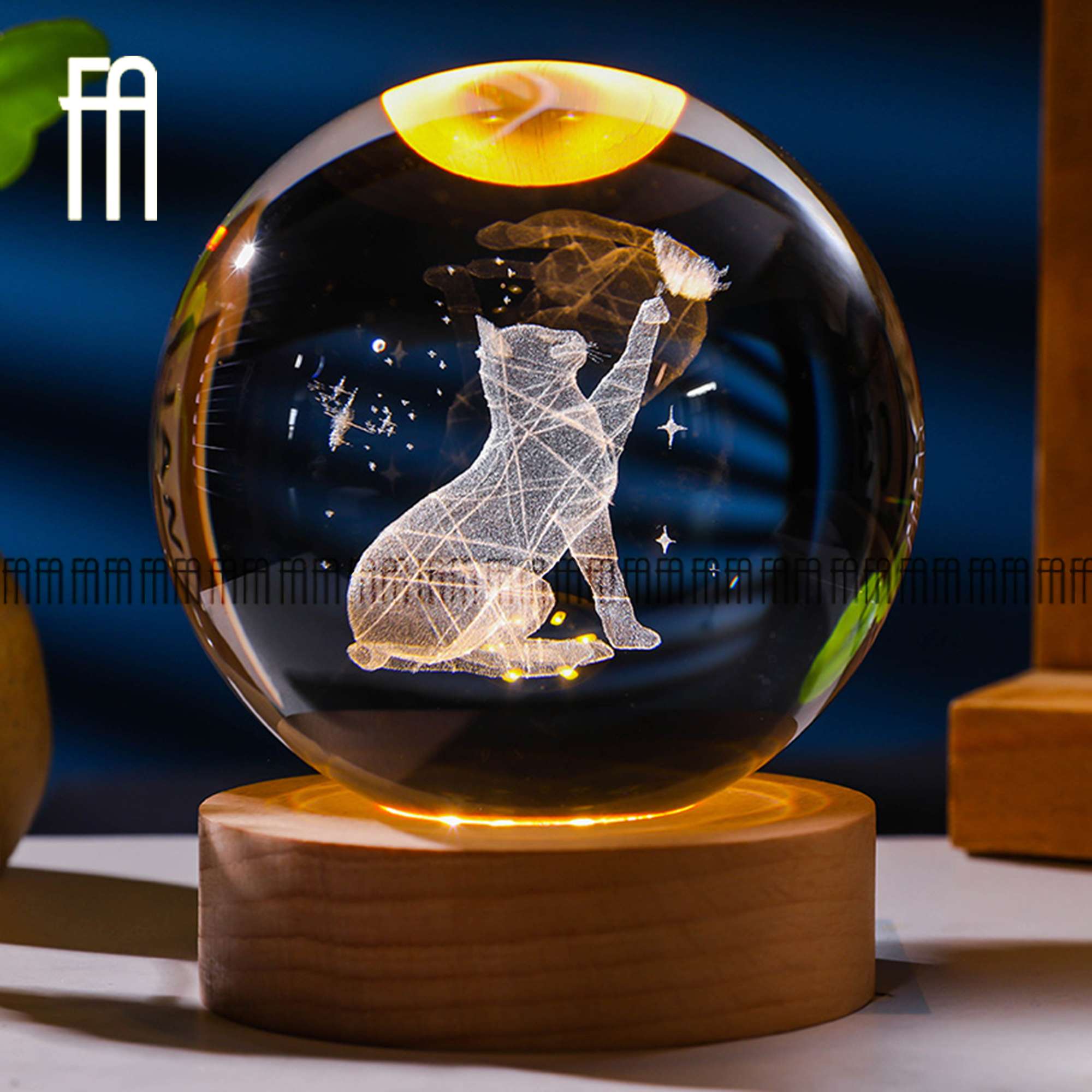 Explore the Whimsy of Cat Round Crystal Ball - Fashion Asthetics BD
